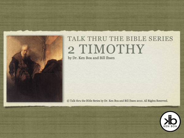 Talk Thru Overview 2 Timothy Teacher Kit - Reflections Ministries